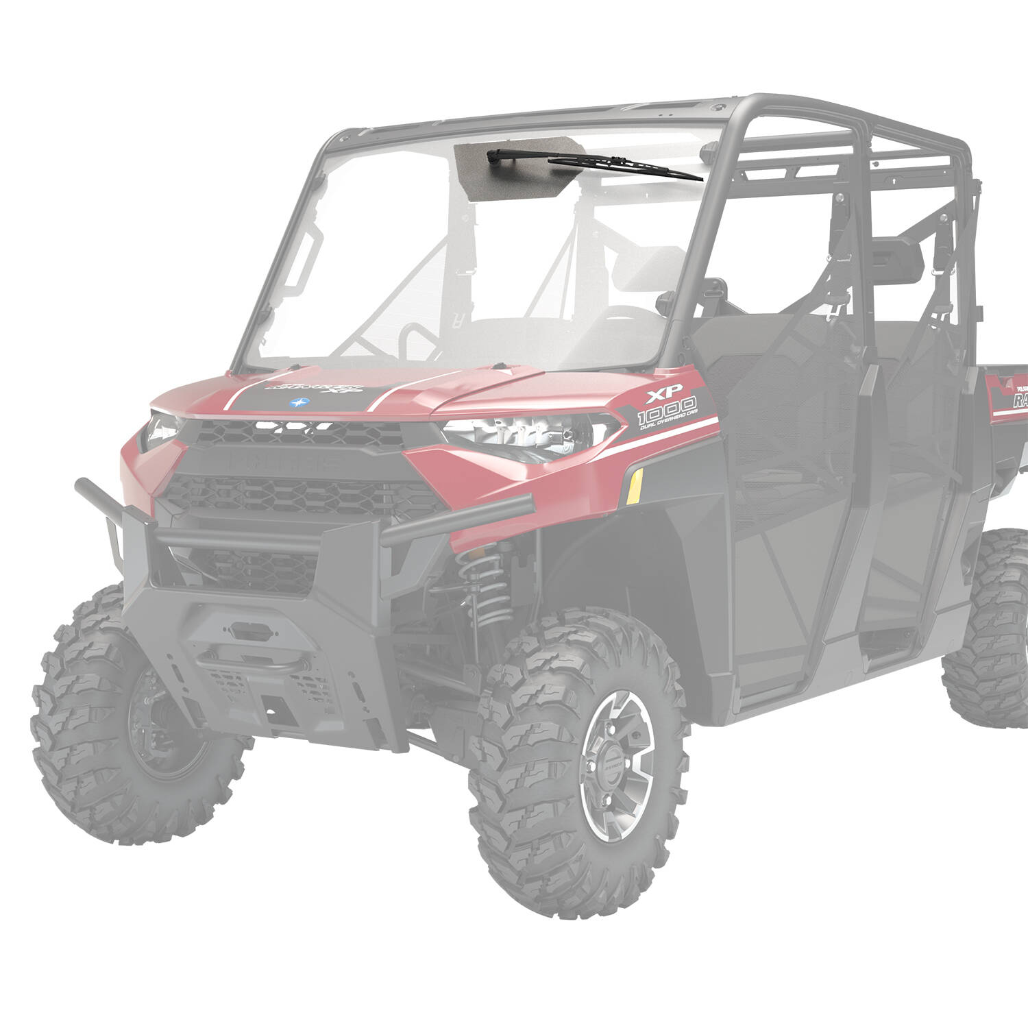 Hard Coat Poly Windshield Wiper & Washer Mounting Bracket | Polaris RANGER