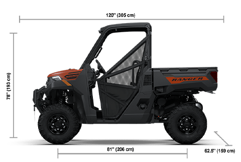 Specs: 2026 Polaris RANGER 1000 Premium Rover Rust