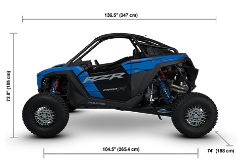 Spécifications : 2026 Polaris RZR Pro R Ultra Edition Velocity Blue FR-CA