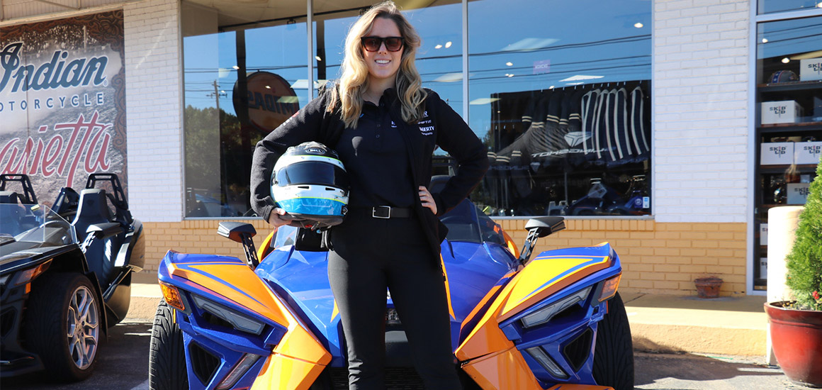 Women Behind the Wheel | Polaris Slingshot