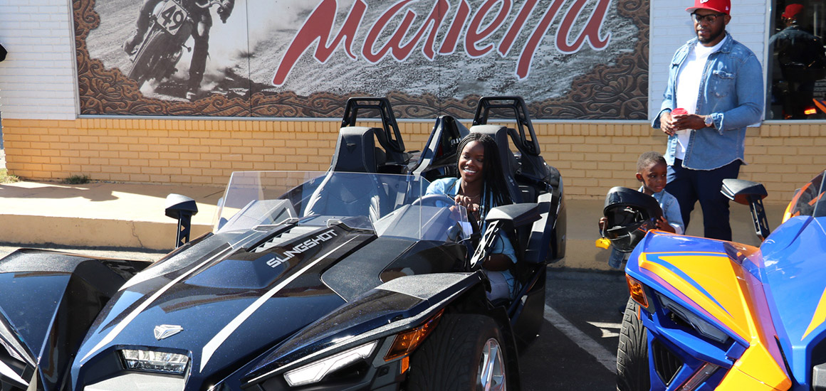 Women Behind the Wheel | Polaris Slingshot