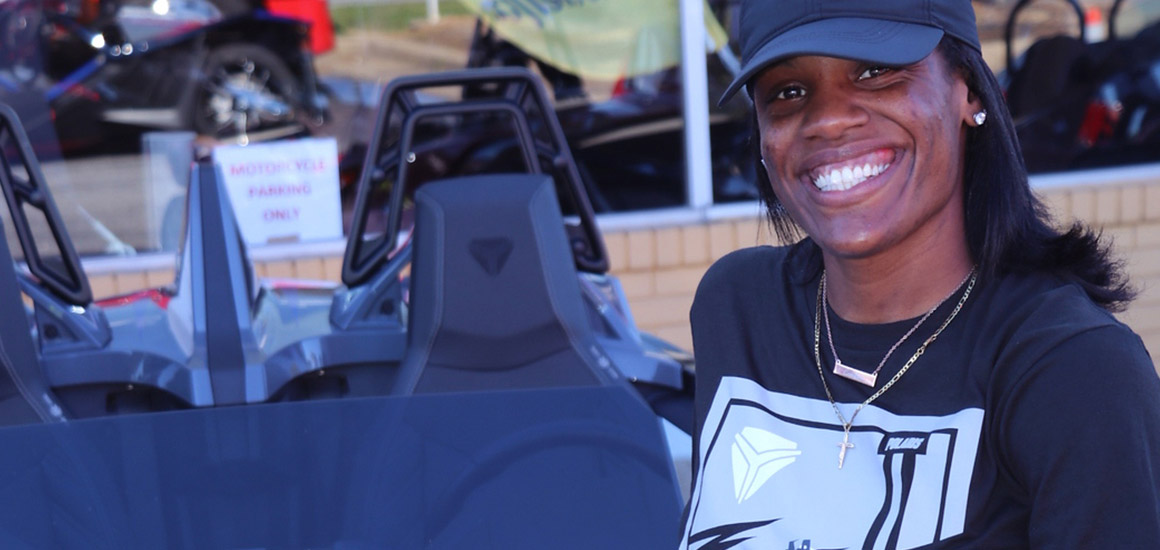 Women Behind the Wheel | Polaris Slingshot