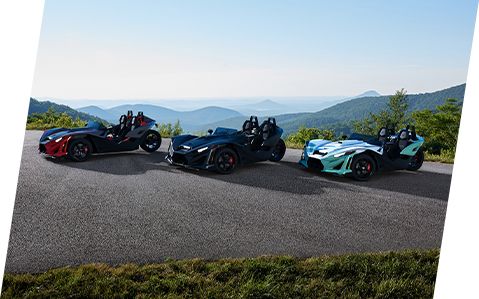Slingshot: Roadster descapotable: motocicleta de 3 ruedas | Polaris US