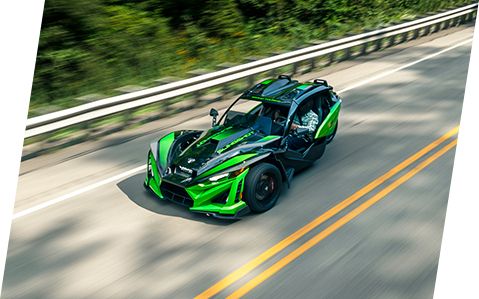 Slingshot: Roadster descapotable: motocicleta de 3 ruedas | Polaris US