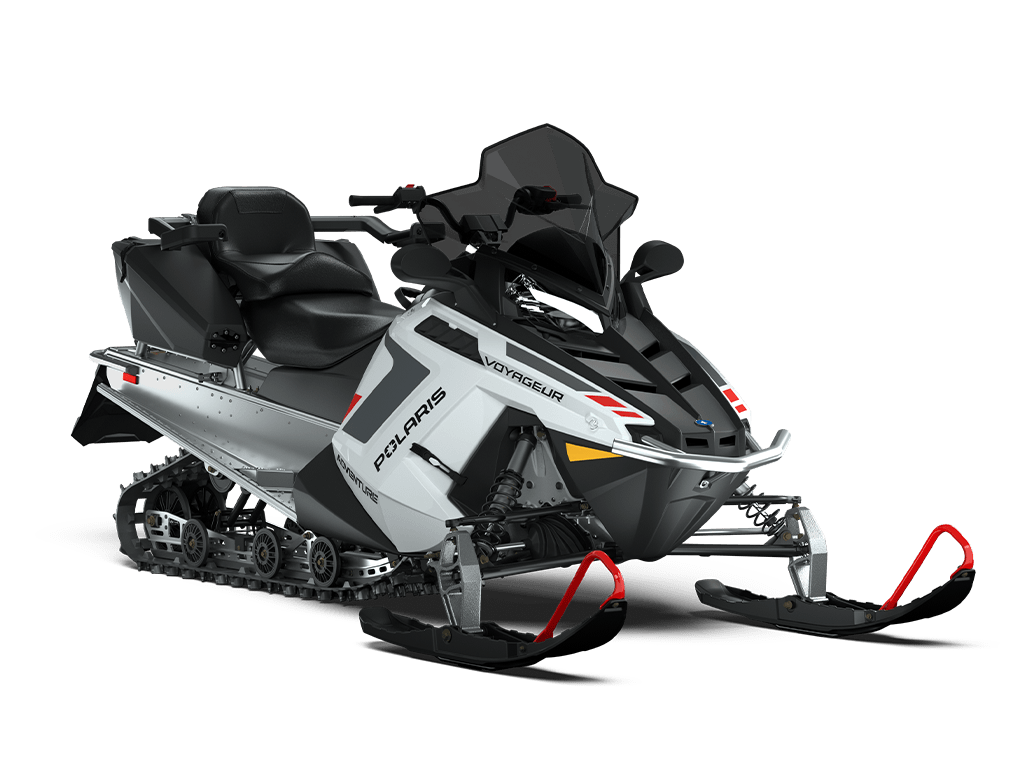 Specs: 2025 Polaris 550 Voyageur Adventure 144 Snowmobile