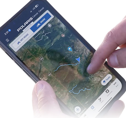 RIDE COMMAND Snowmobile Maps & Trails - 7S Display | Polaris EN-CA